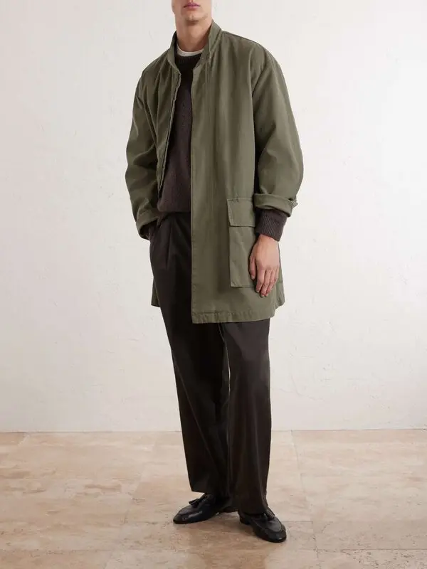 THE ROW Simeau Cotton-twill Coat