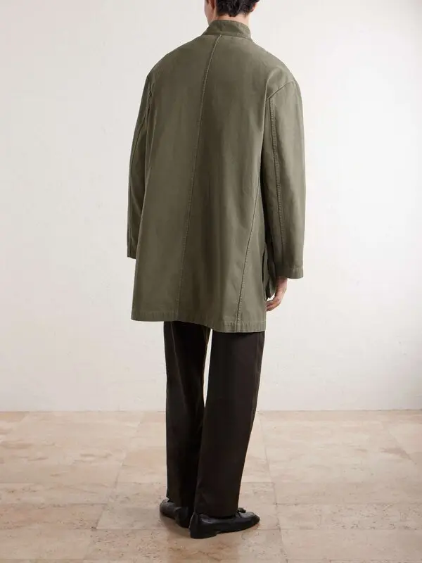 THE ROW Simeau Cotton-twill Coat