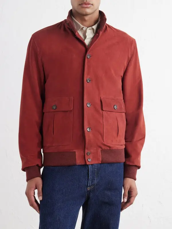 VALSTAR Valstarino Suede Jacket - Red