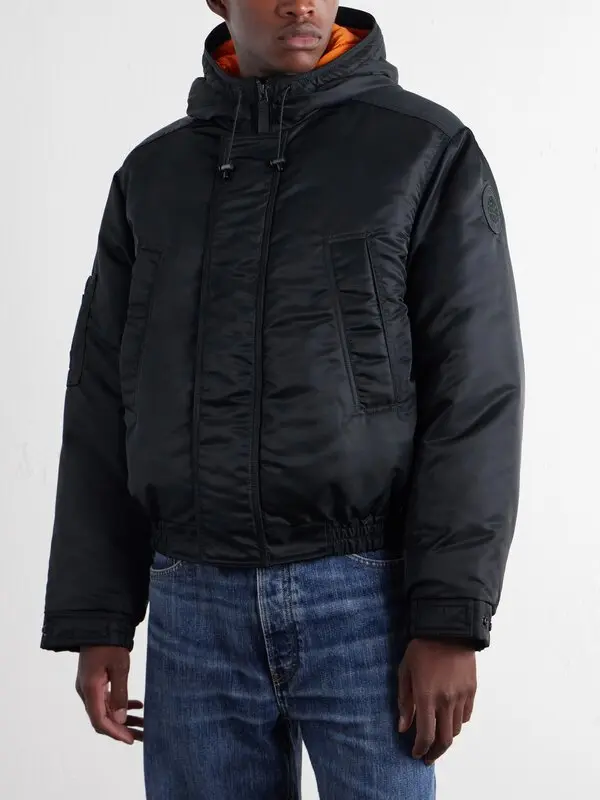 Canada Goose Windrow Twill Hooded Down Bomber Jacket