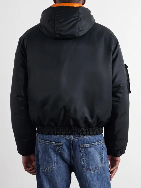 Canada Goose Windrow Twill Hooded Down Bomber Jacket