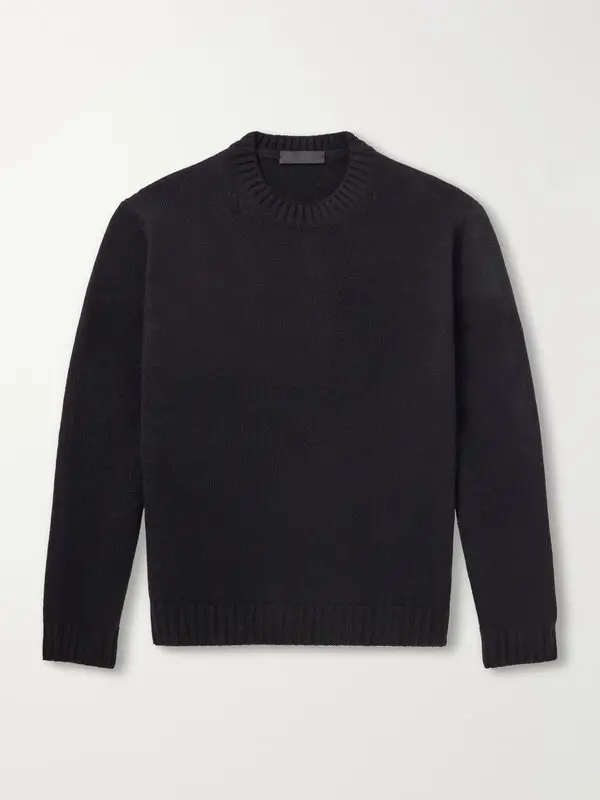 SAMAN AMEL Cashmere Sweater - Black
