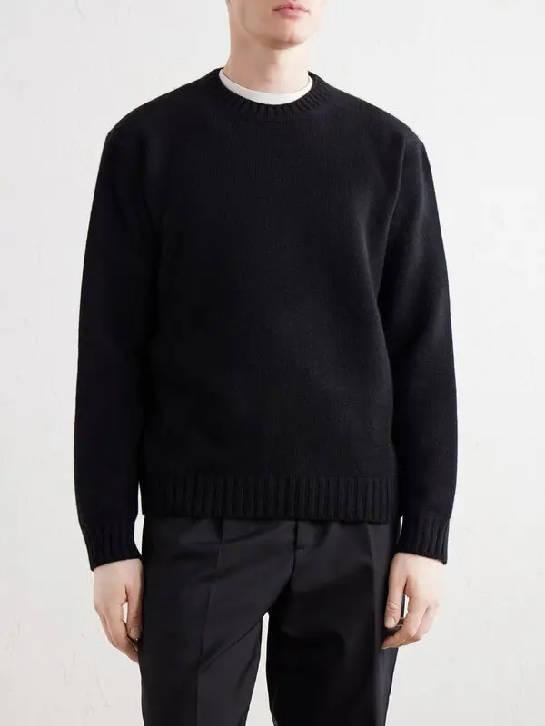 SAMAN AMEL Cashmere Sweater - Black