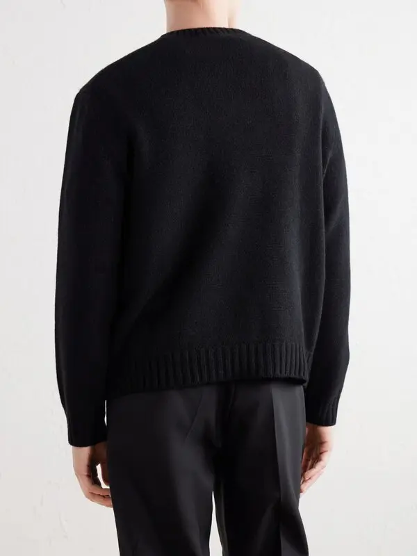 SAMAN AMEL Cashmere Sweater - Black