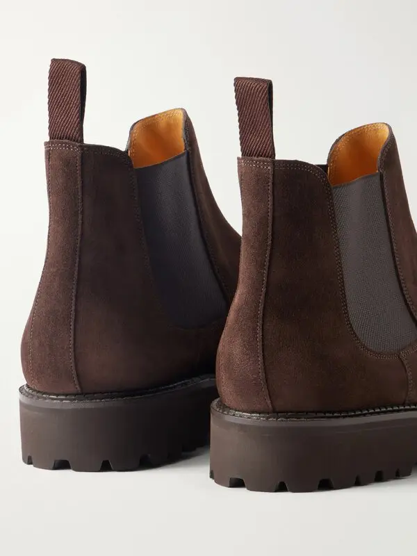 John Lobb Lawry New Standard Suede Chelsea Boots