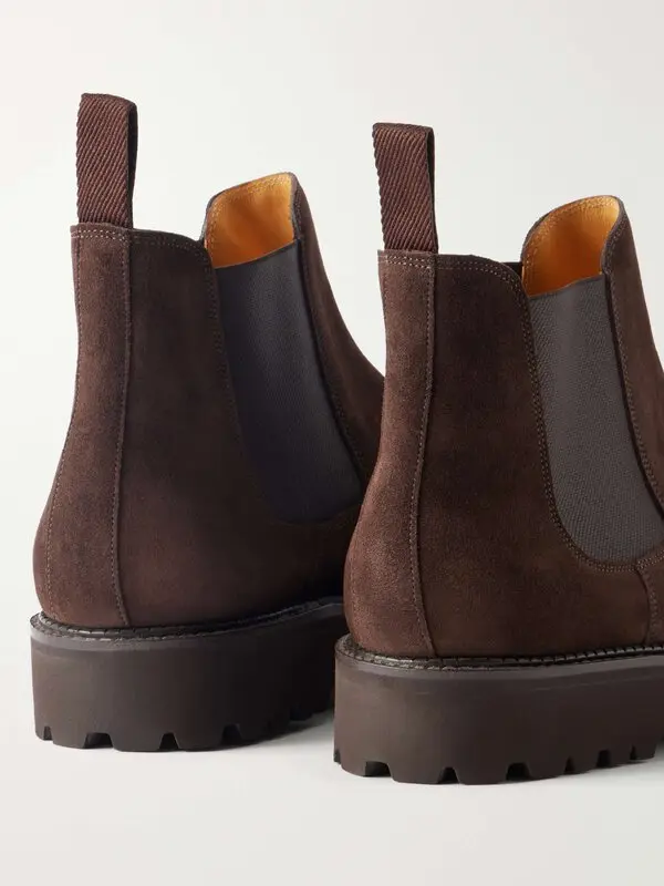 John Lobb Lawry New Standard Suede Chelsea Boots