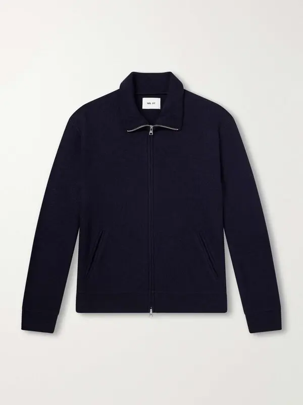 Nn07 6398 Merino Wool-felt Jacket - Navy