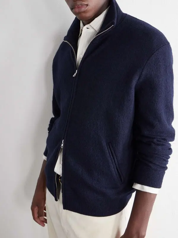 Nn07 6398 Merino Wool-felt Jacket