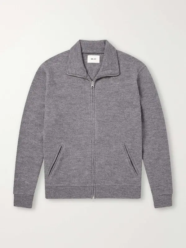 Nn07 6398 Merino Wool-felt Jacket