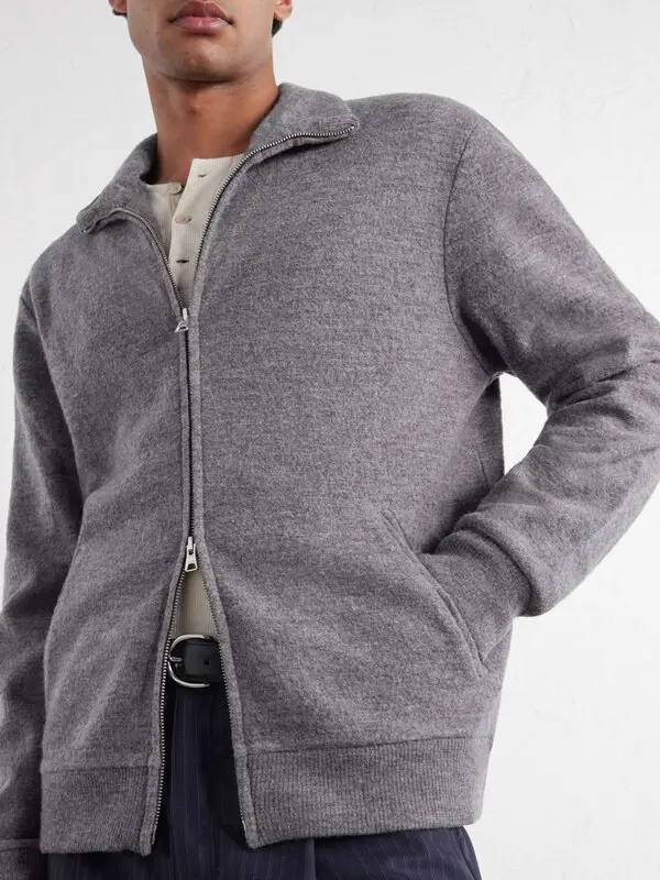 Nn07 6398 Merino Wool-felt Jacket