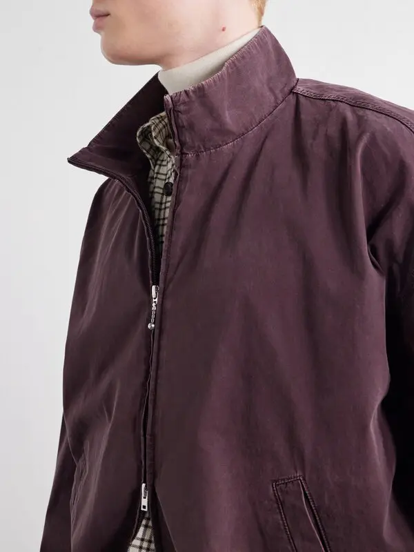 AGOLDE Marshall Cotton-poplin Jacket - Purple