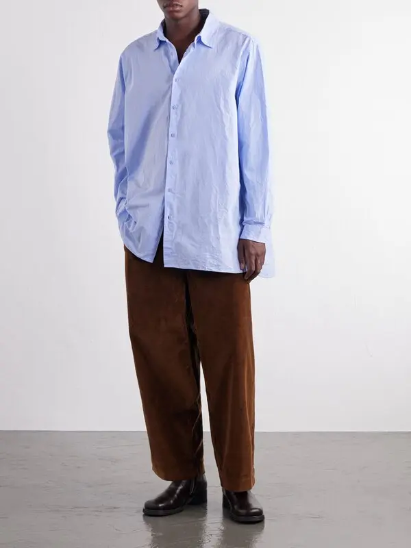 CASEY CASEY Ilka Cotton Shirt - Blue