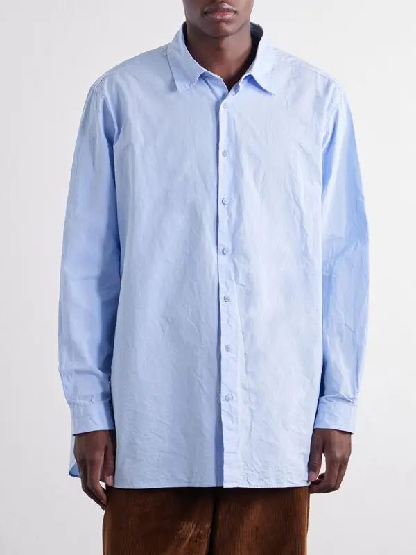 CASEY CASEY Ilka Cotton Shirt - Blue