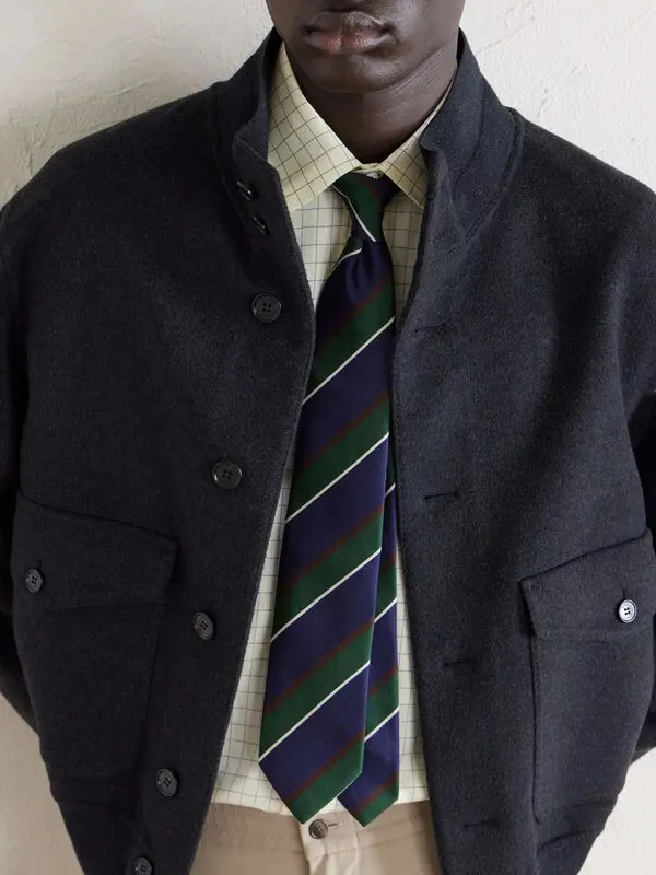 Dunhill Cashmere And Wool-blend Bomber Jacket