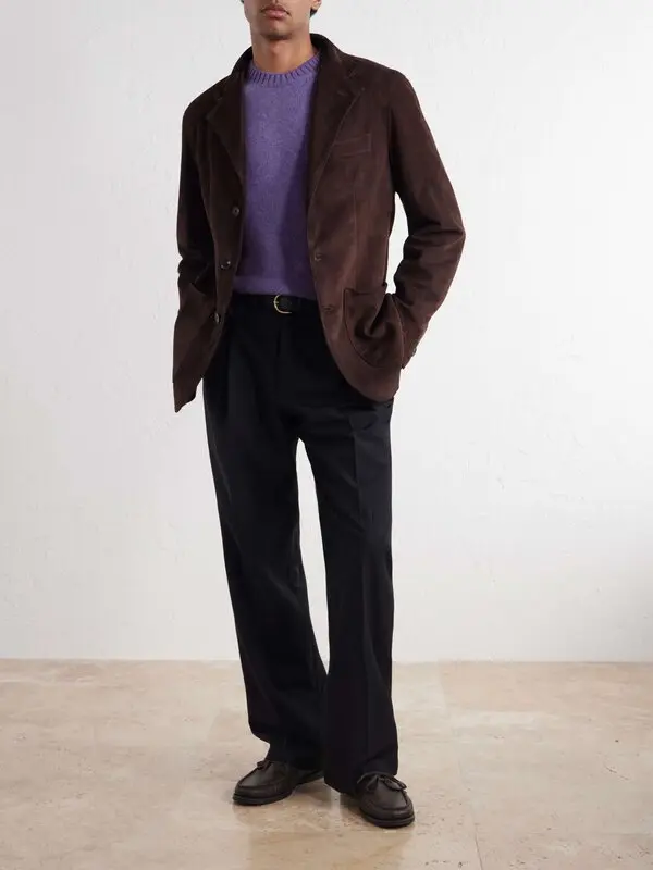 SAMAN AMEL Suede Blazer