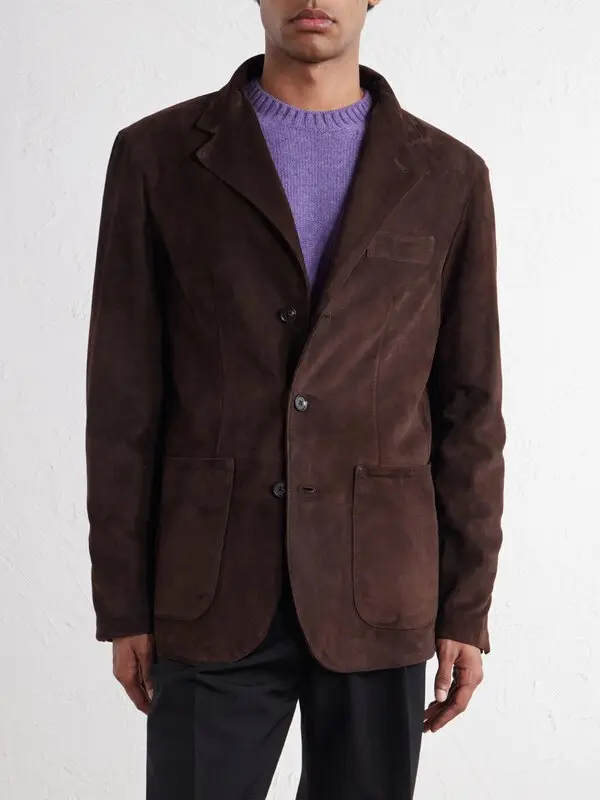 SAMAN AMEL Suede Blazer