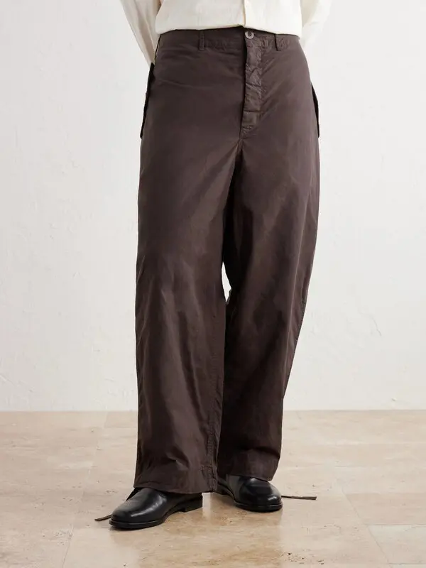 CASEY CASEY Abel Wide-leg Cotton Trousers