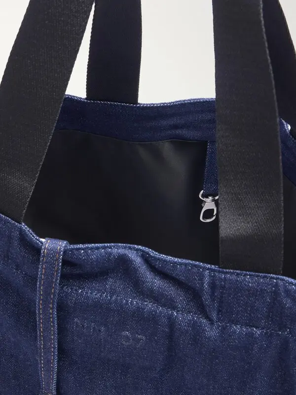 Nn07 Grip 90026 Denim Tote Bag - Blue