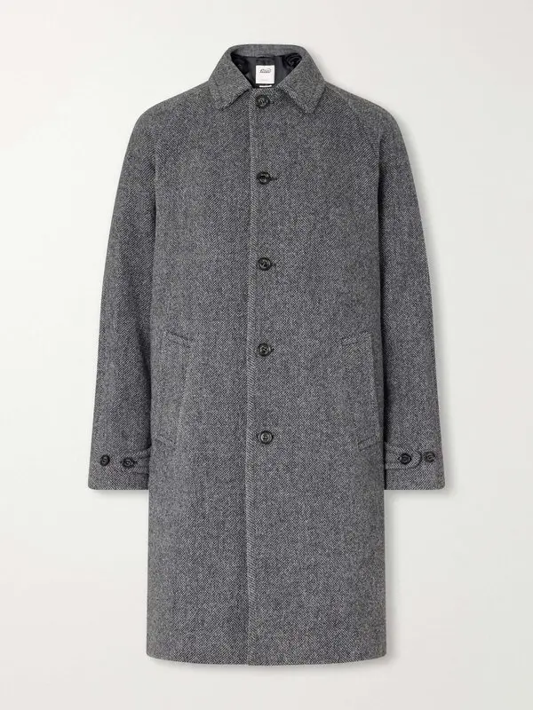 VALSTAR Vittorio Virgin Wool Twill Coat - Gray