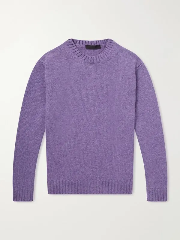 SAMAN AMEL Cashmere Sweater - Purple
