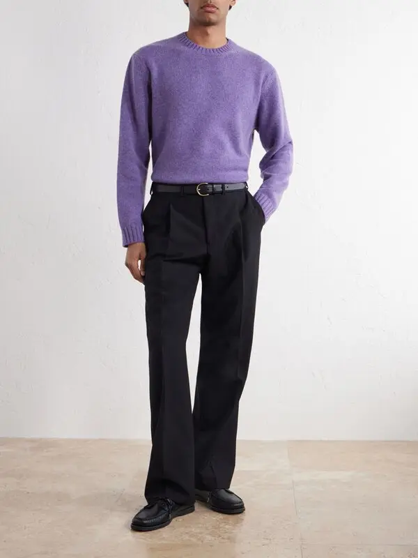 SAMAN AMEL Cashmere Sweater - Purple