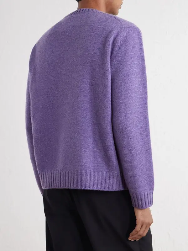 SAMAN AMEL Cashmere Sweater - Purple