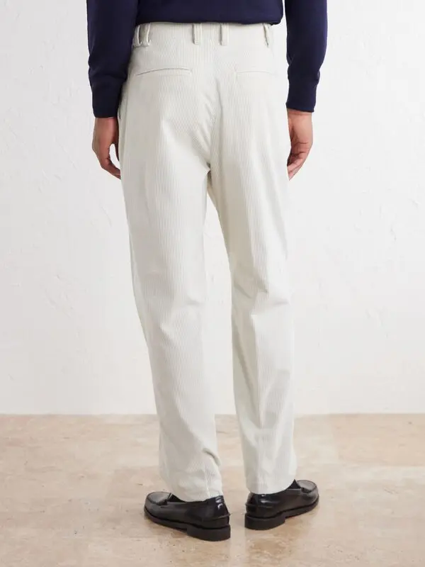 Canali Straight-leg Cotton-corduroy Trousers