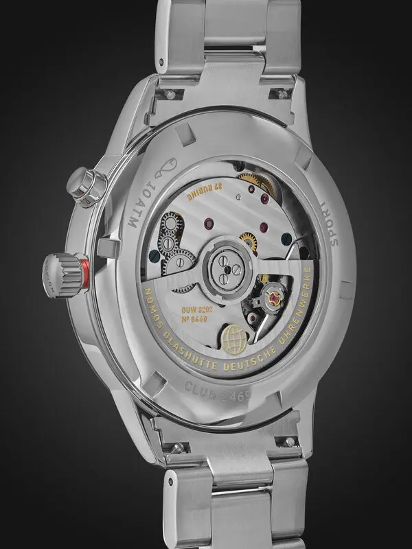 NOMOS GLASHUTTE Club Sport Neomatik Worldtimer Automatic Chronograph Stainless Steel Watch, Ref. 792