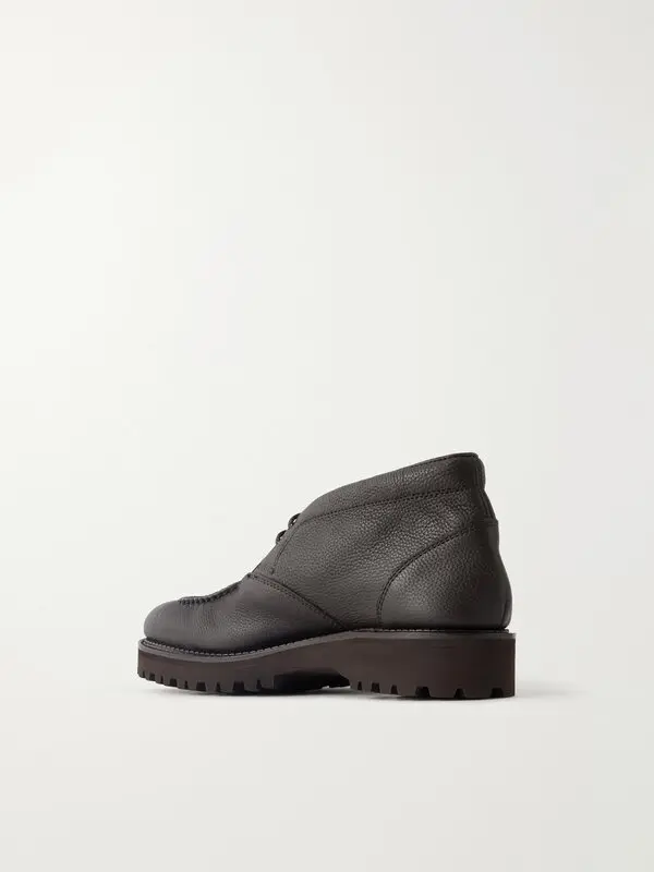 John Lobb Field Full-grain Leather Desert Boots