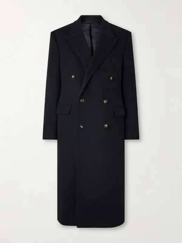 Gabriela Hearst Brannick Double-breasted Cashmere Overcoat