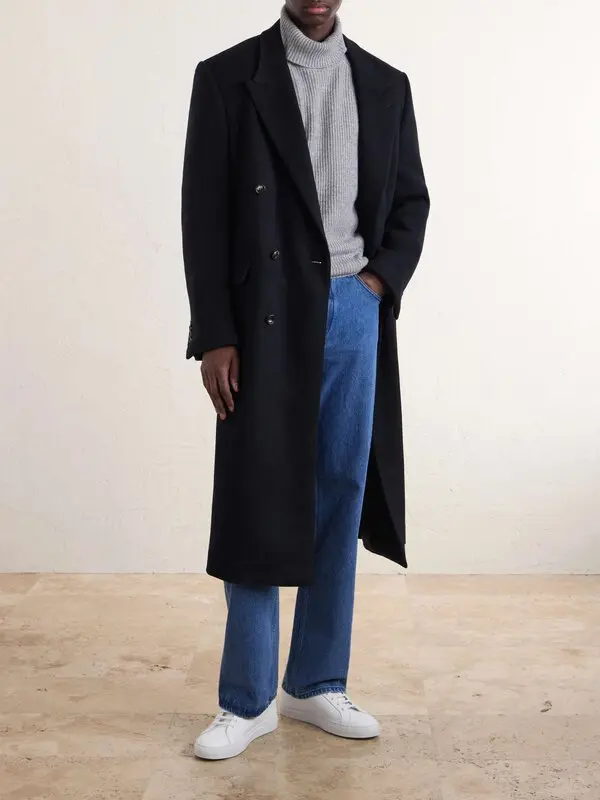 Gabriela Hearst Brannick Double-breasted Cashmere Overcoat