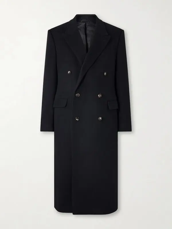 Gabriela Hearst Brannick Double-breasted Cashmere Overcoat
