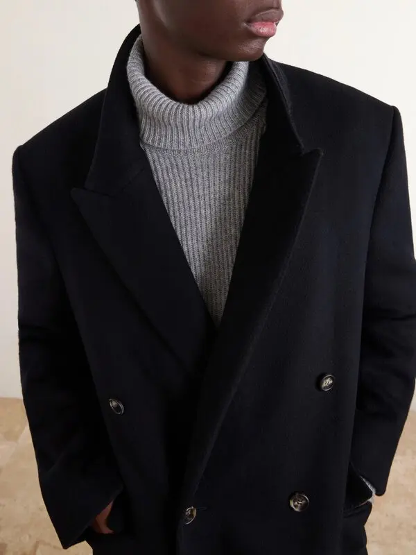 Gabriela Hearst Brannick Double-breasted Cashmere Overcoat