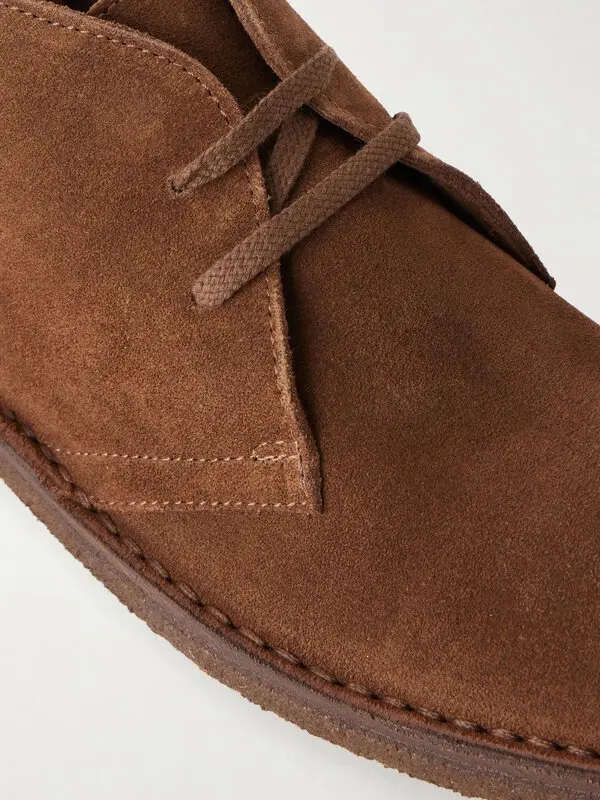 DRAKE'S Clifford Suede Desert Boots - Brown