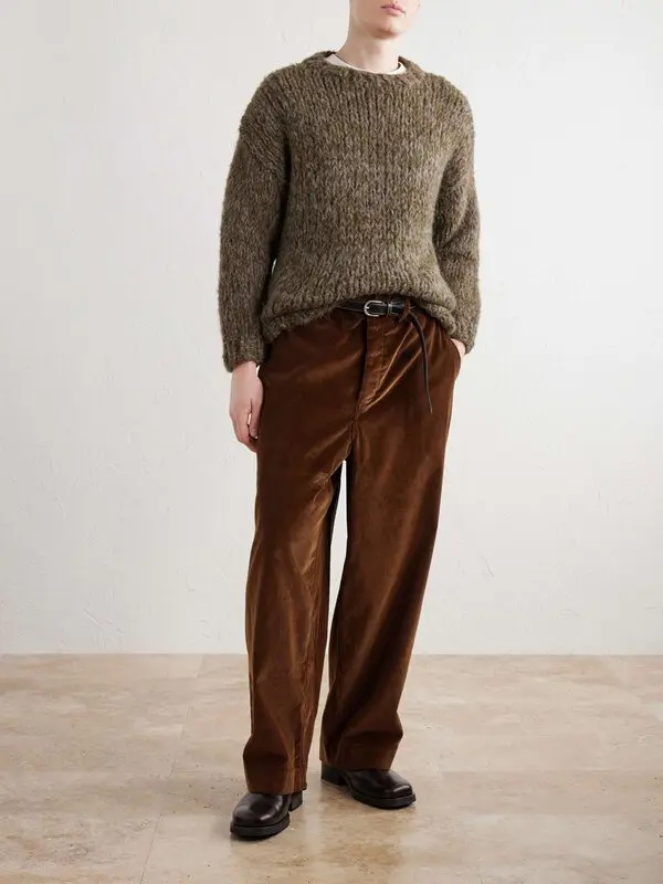 CASEY CASEY Albello Straight-leg Cotton-corduroy Trousers