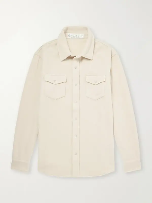 GOD'S TRUE CASHMERE Cashmere Shirt - Neutrals
