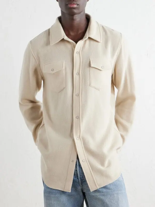 GOD'S TRUE CASHMERE Cashmere Shirt - Neutrals