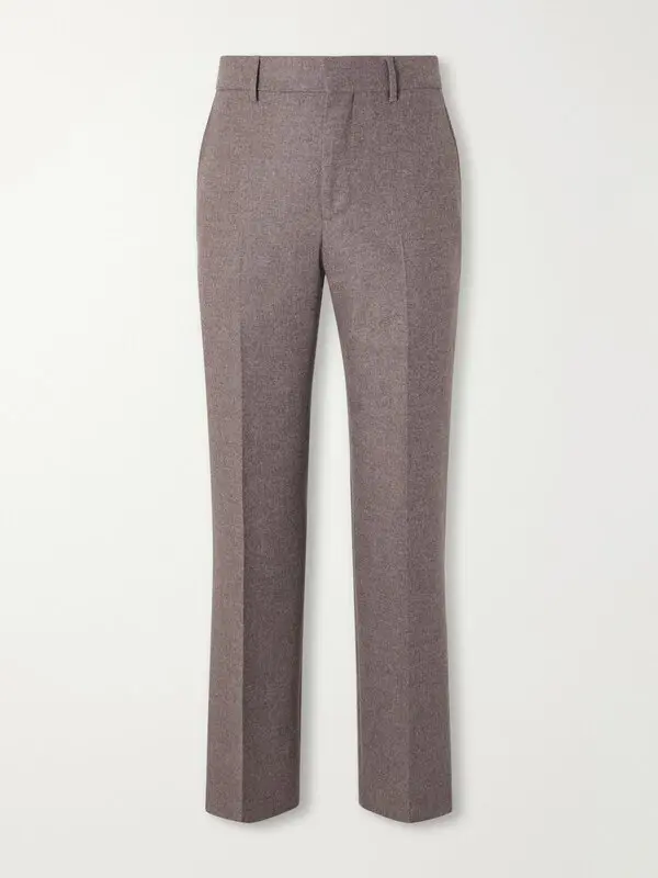 Gabriela Hearst Harold Straight-leg Wool And Cashmere-blend Trousers
