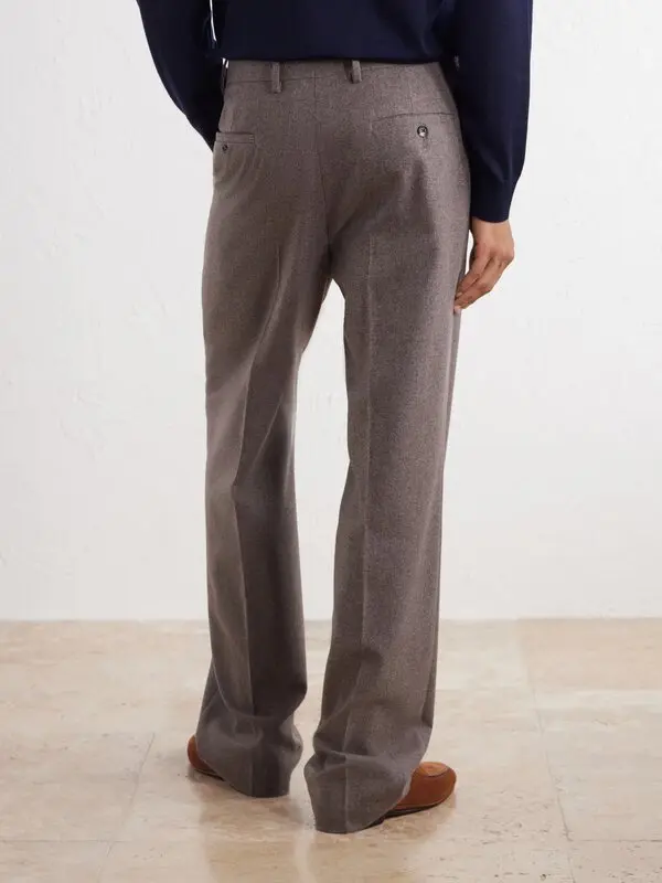 Gabriela Hearst Harold Straight-leg Wool And Cashmere-blend Trousers
