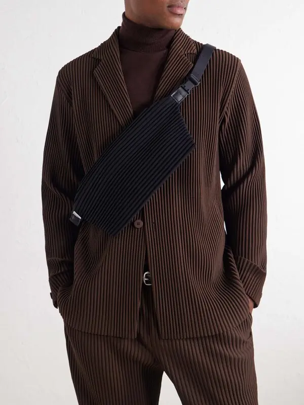 Issey Miyake Slim Pleated Belt Bag