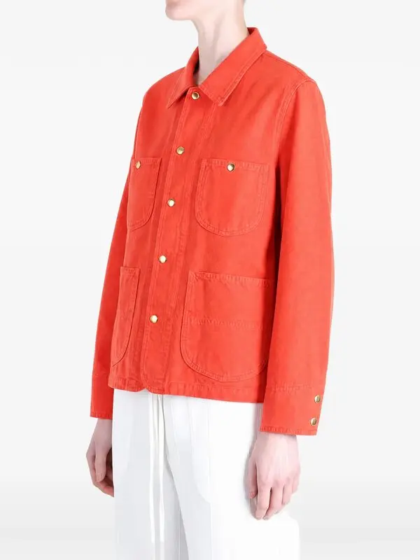 Auralee Button-down Patch-pocket Jacket