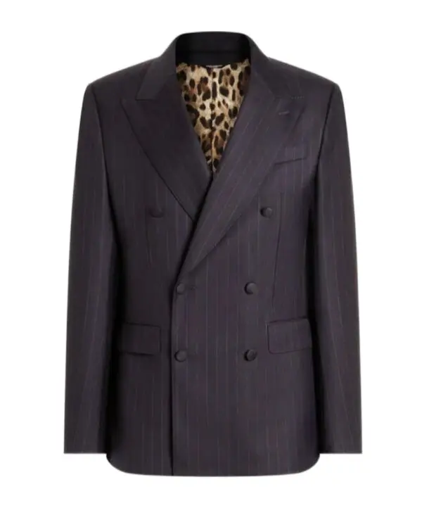 Dolce & Gabbana Dolce Gabbana Double-breasted Pinstriped Blazer