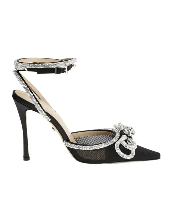 MACHMACH Mach Mach Embellished Bow Heeled Pumps