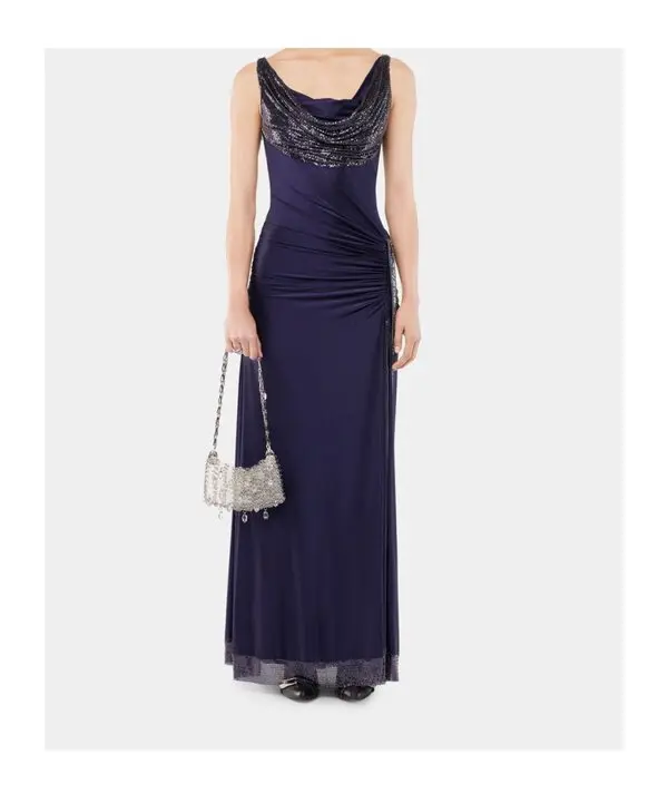 Rabanne Mesh Long Dress