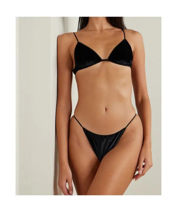 Oseree Spaghetti Strap Bra And Briefs Set Lingerie