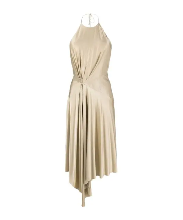 Alexandre Vauthier Halterneck Draped Dress