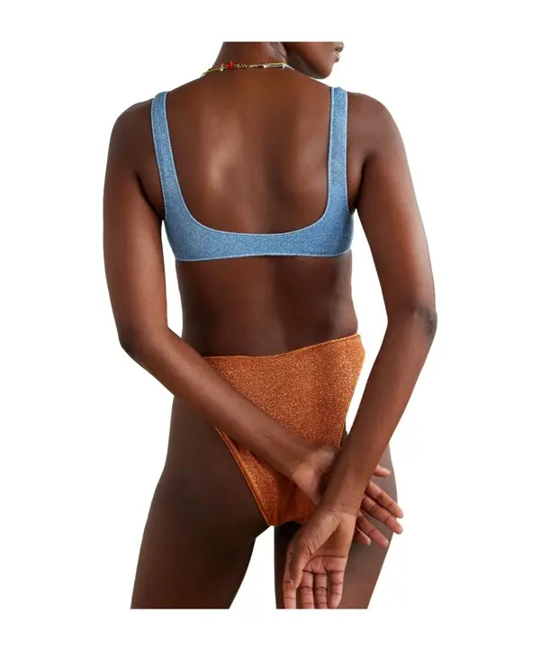 Oseree Metallic Bikini
