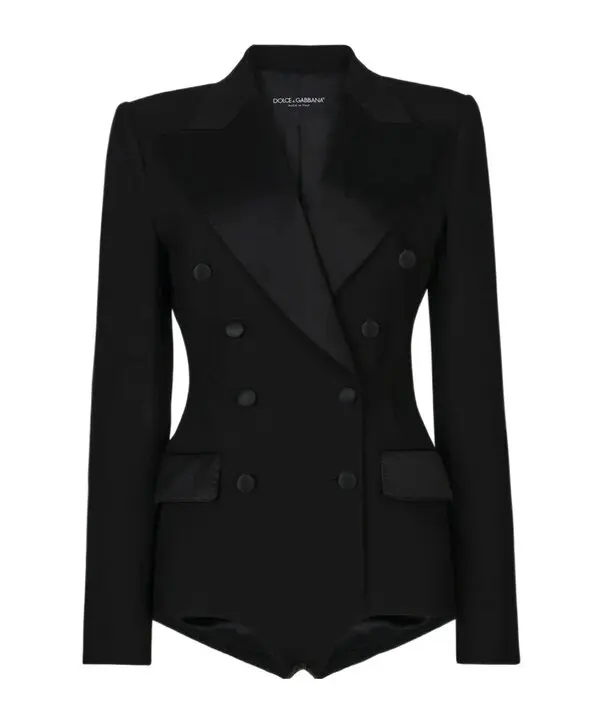 Dolce & Gabbana Double-breasted Playsuit Blazer