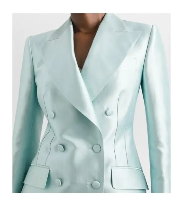Dolce & Gabbana Double-breasted Satin Blazer
