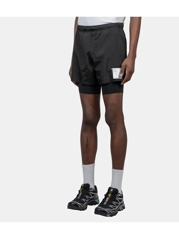 Satisfy Layered-design Shorts